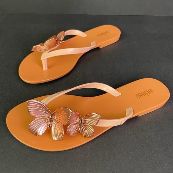 Melissa | Shoes | Melissa Womens Harmon Fly Butterfly Scented Thong ...
